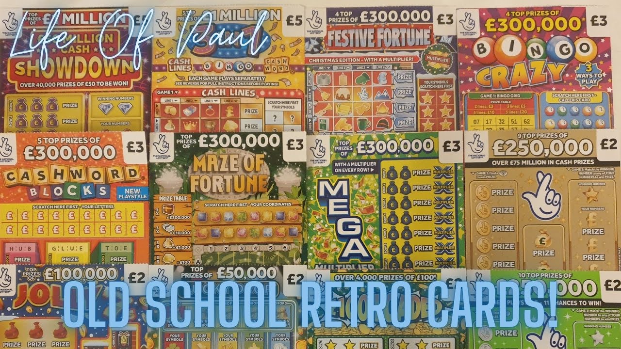 Old School scratch cards. A retro video, so that you can relive the ...