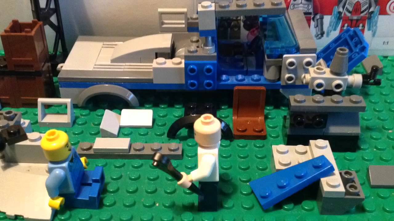 Scrap yard Lego animation - YouTube