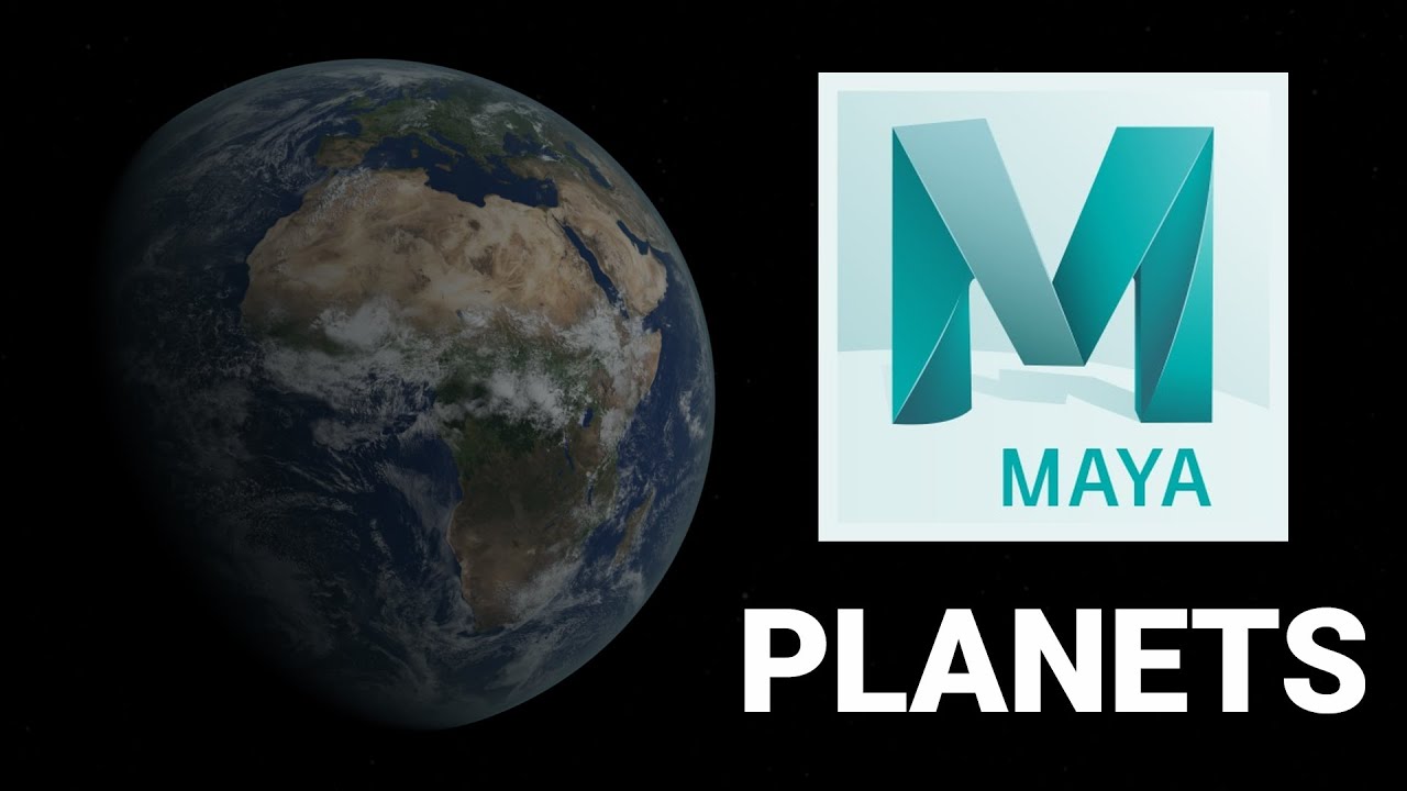 How To Make Planets In Maya - YouTube