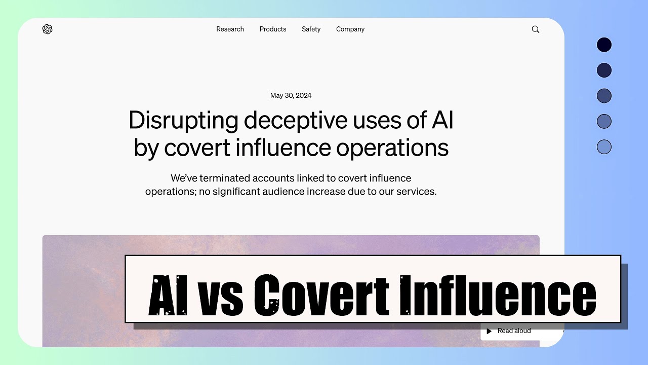 Unmasking the Dark Side of AI: Fighting Covert Influence Operations ...