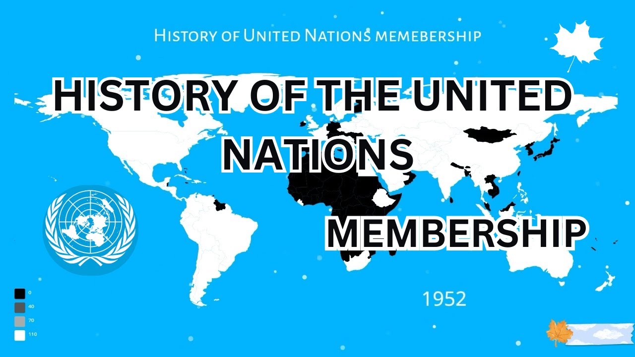 History of the United Nations Membership 🇺🇳 - YouTube