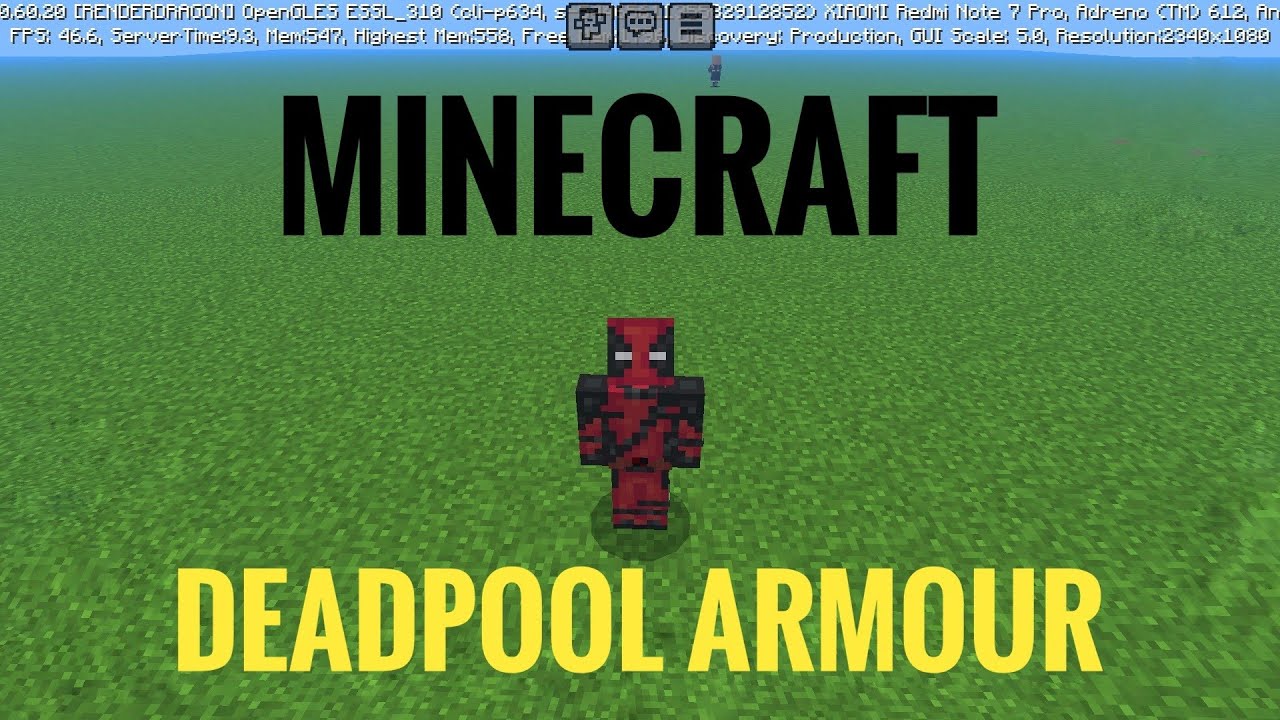 Best Way To Make Deadpool Armour In Minecraft 🤑🤑 | Mr Athy | - YouTube