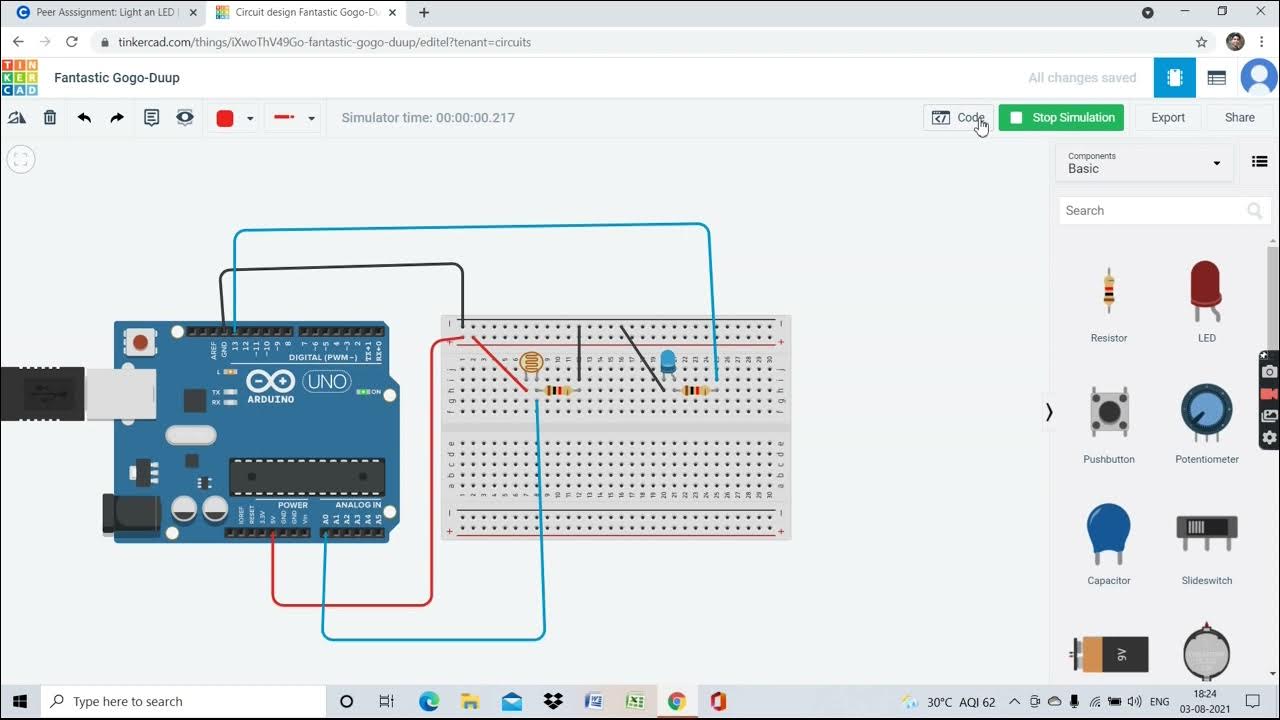 Peer Graded assignment 2(Interfacing with the Arduino/Coursera) - YouTube