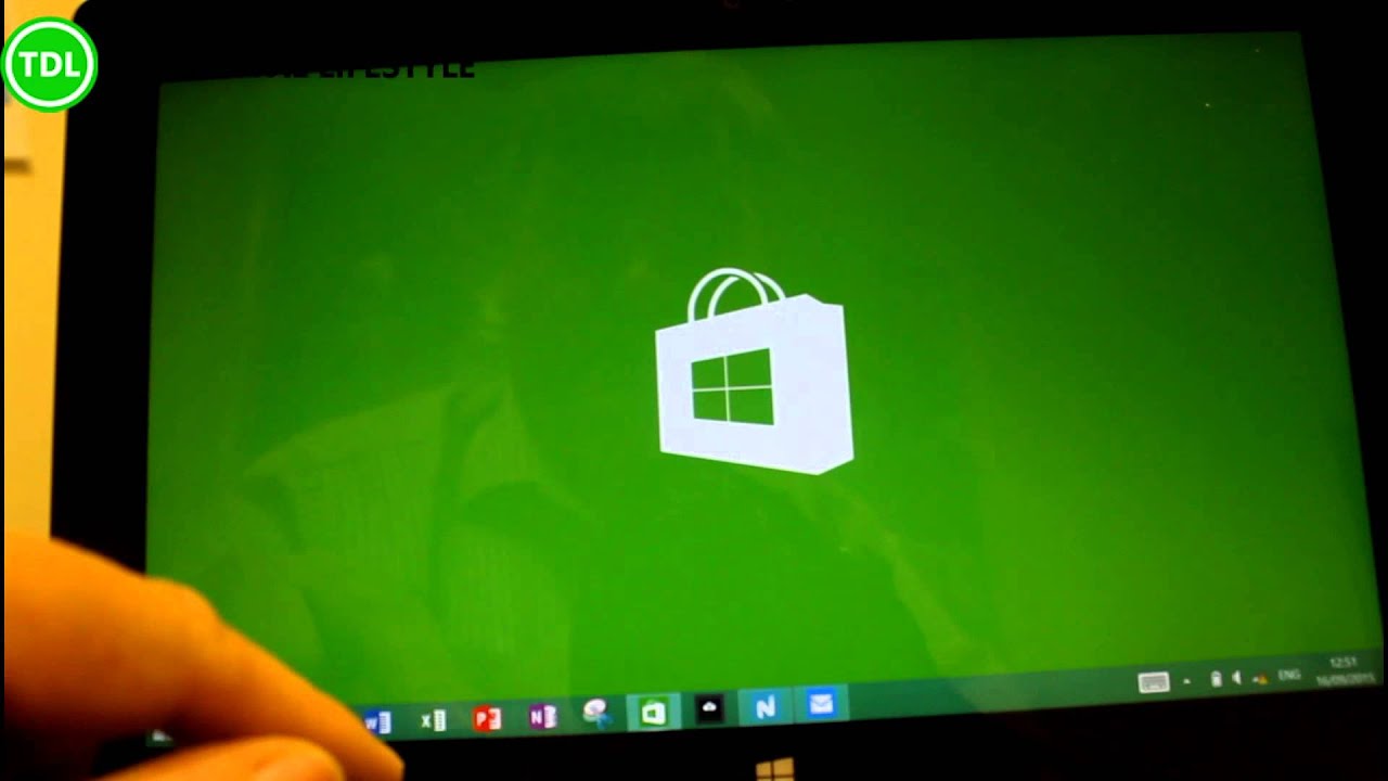 Hands on with the Windows 10 style start menu in Windows RT - YouTube