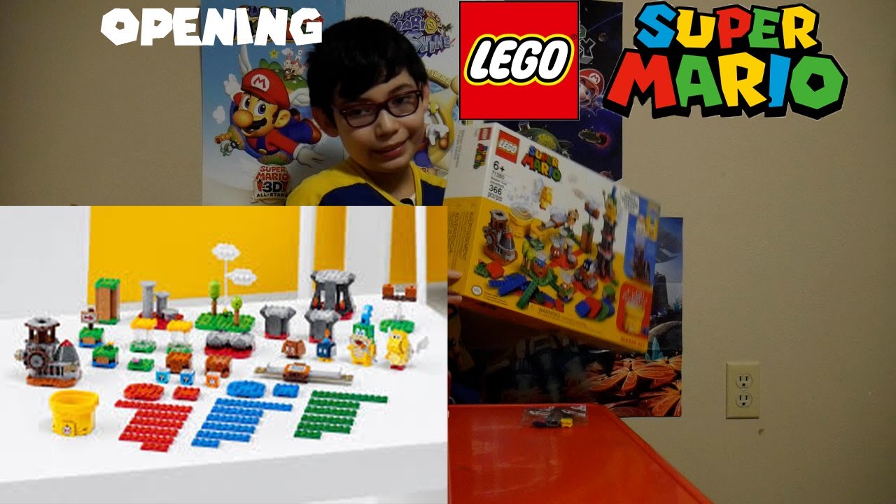 Building Lego Super Mario Maker Set - YouTube
