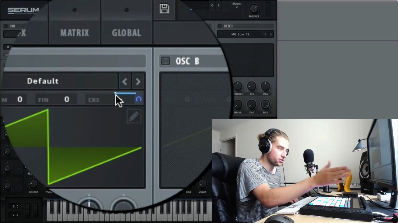 Precise Pitch Modulation in Serum - YouTube