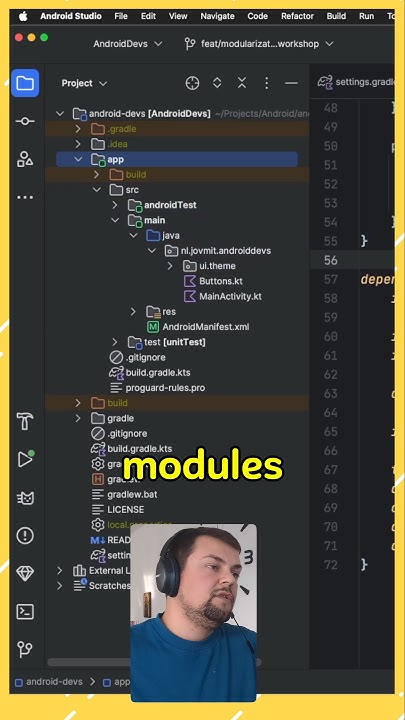 Here is how I usually modularize an Android application - YouTube