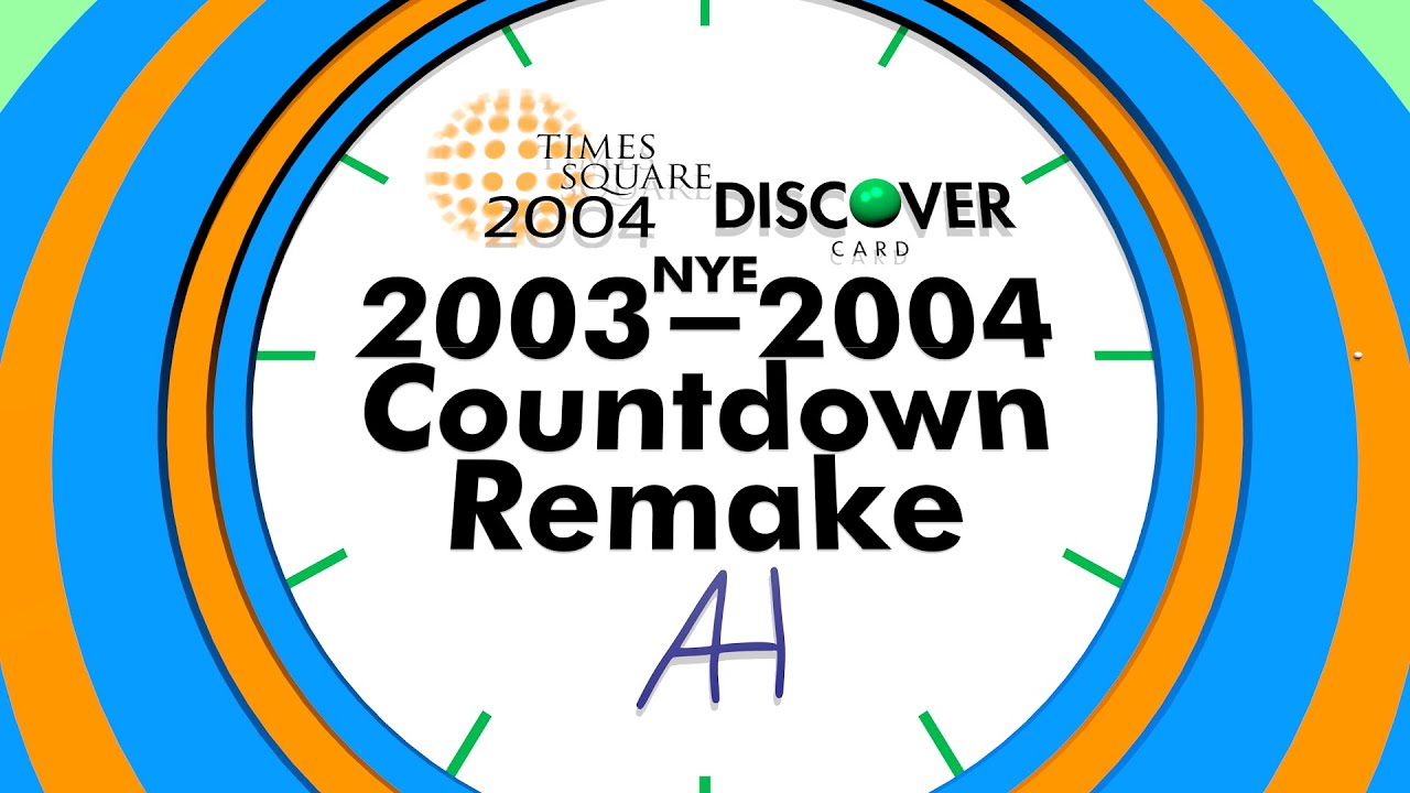 Discover Card Times Square 2003-04 Countdown Remake - Countdowns 'R' Us Series - YouTube