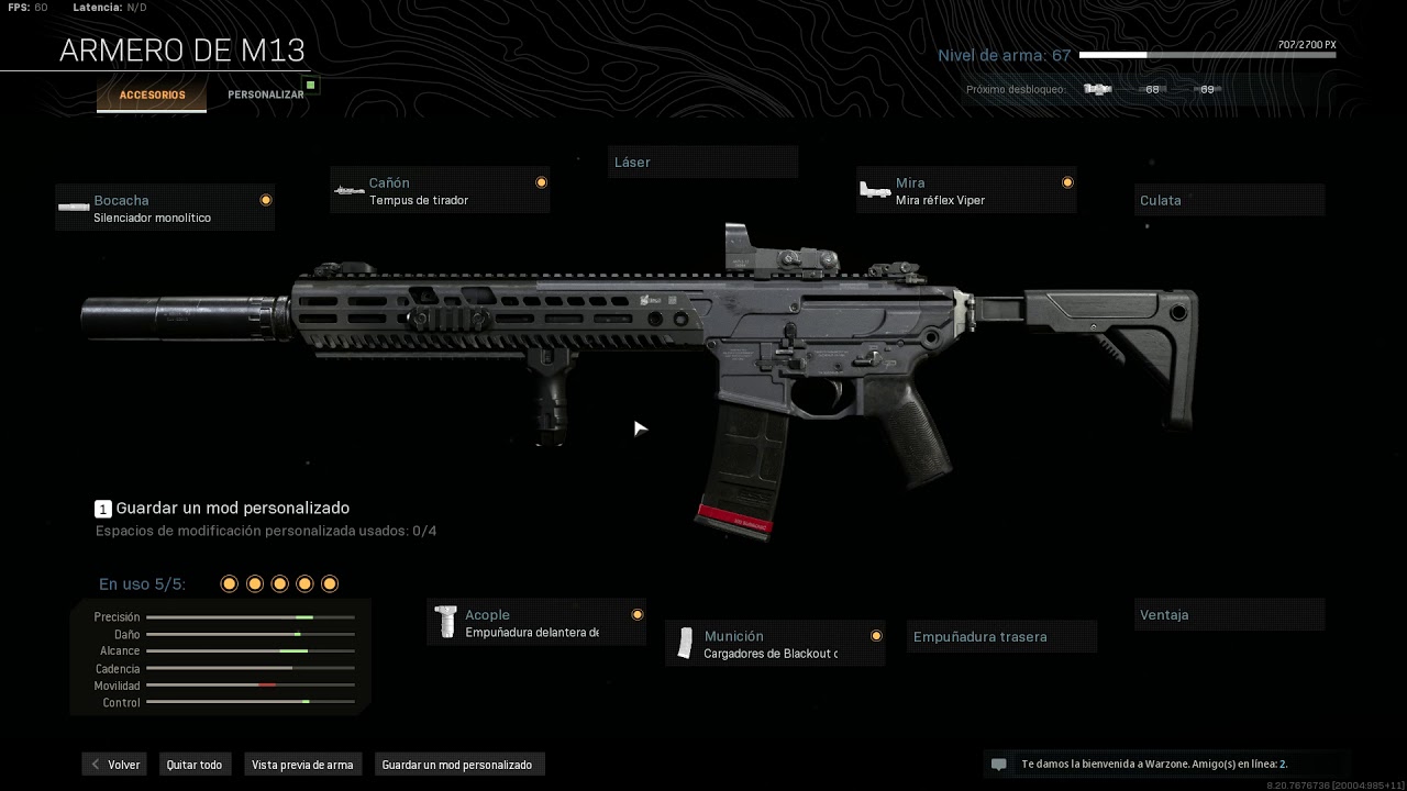 M13 Configuracion Accesorios CoD: Warzone - YouTube