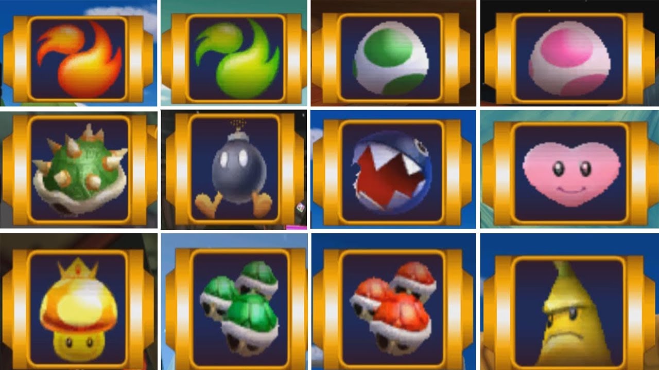 Mario Kart: Double Dash - All Special Items - YouTube