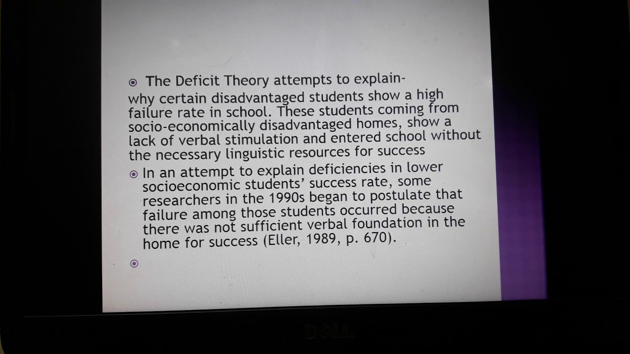 Dificit Theory Language Across Curriculum YouTube Dificit Theory Language Across Curriculum YouTube