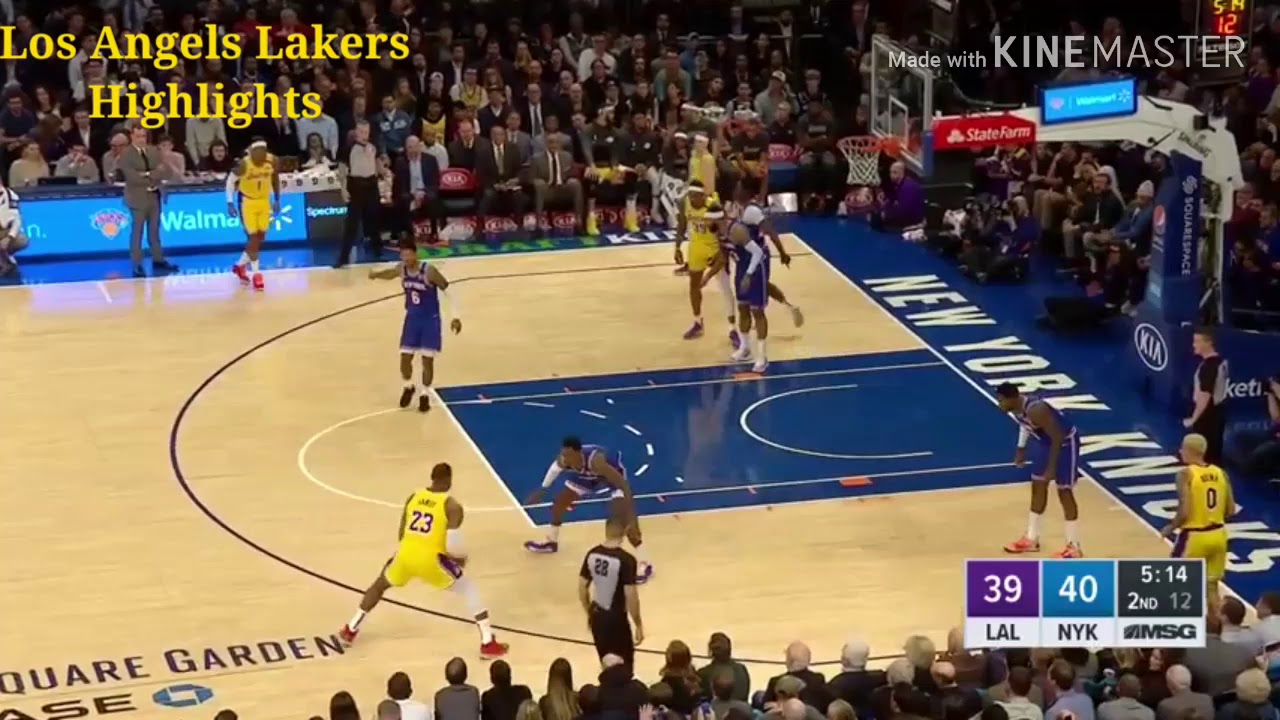 LAKERS at KNICKS | FULL GAME HIGHLIGHTS | January 22, 2020 - YouTube