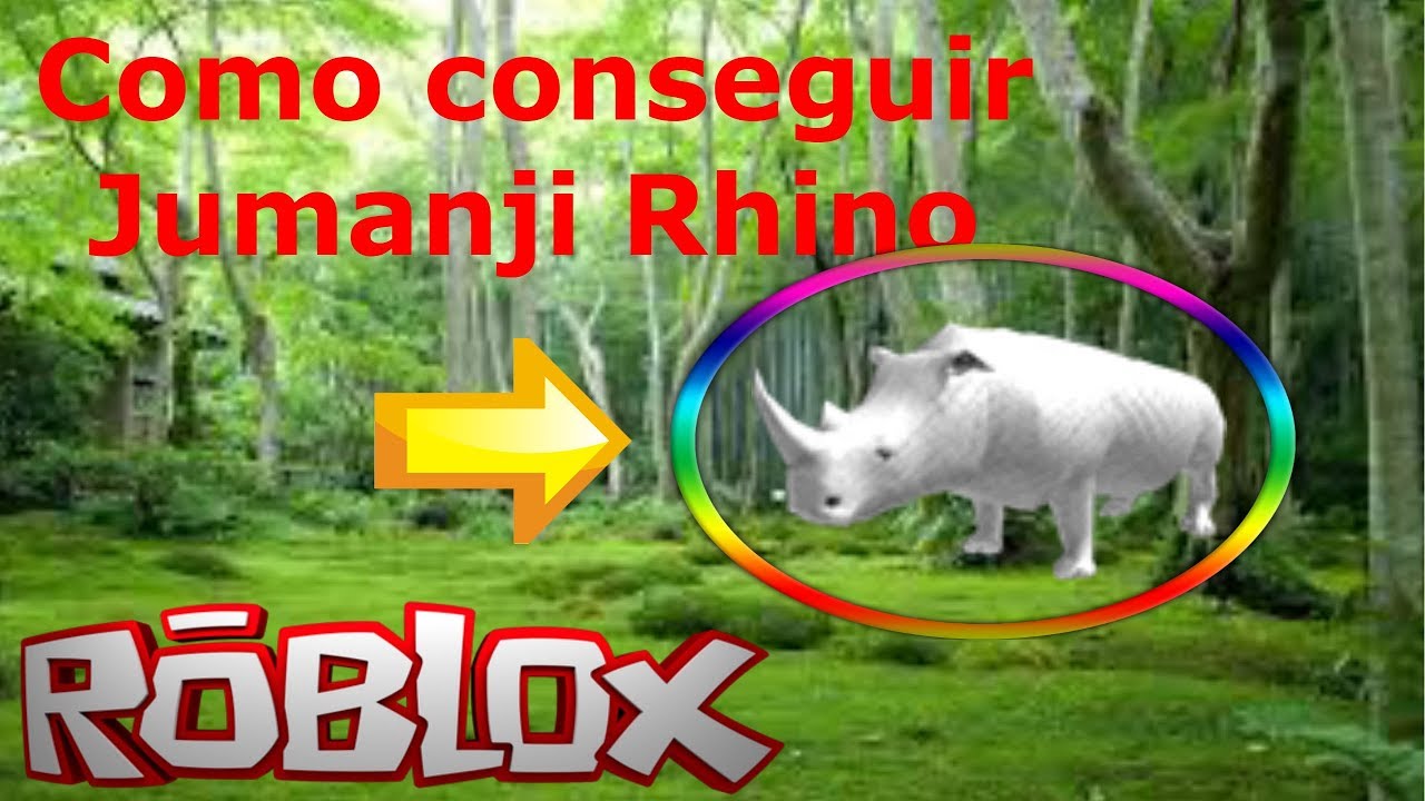Como conseguir Jumanji Rhino-ROBLOX - YouTube