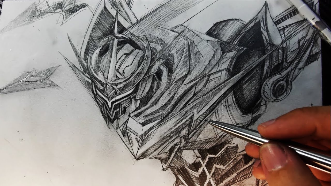 GUSION DRAWING TIMELAPSE | Legends Skin | 4K | MLBB - YouTube