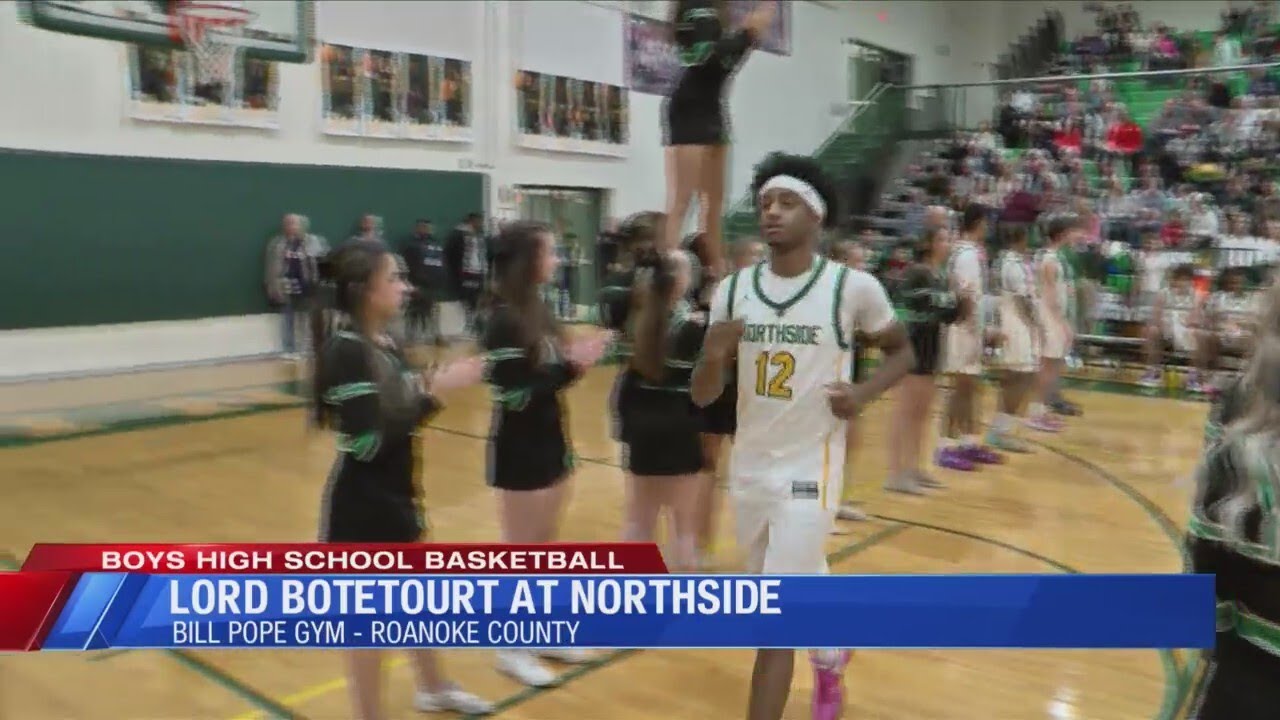 Boys High School Basketball - Lord Botetourt at Northside - YouTube