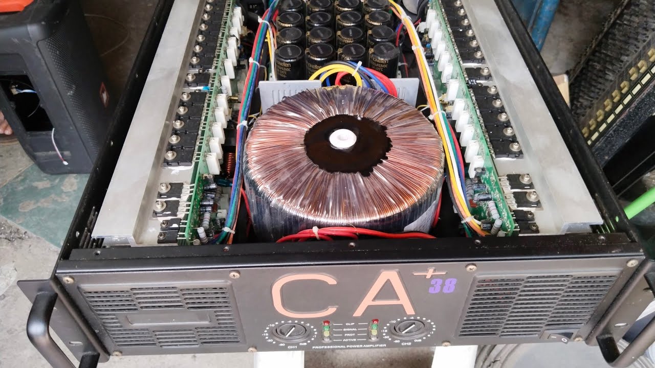 REVIEW CA 38+ CLASS H POWER AMPLIFIER,,,TaaS din pala Ng supply - YouTube