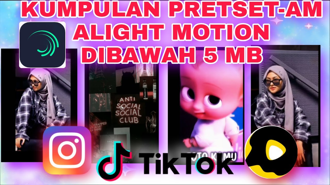 KUMPULAN PRESET-AM ALIGHT MOTION - YouTube