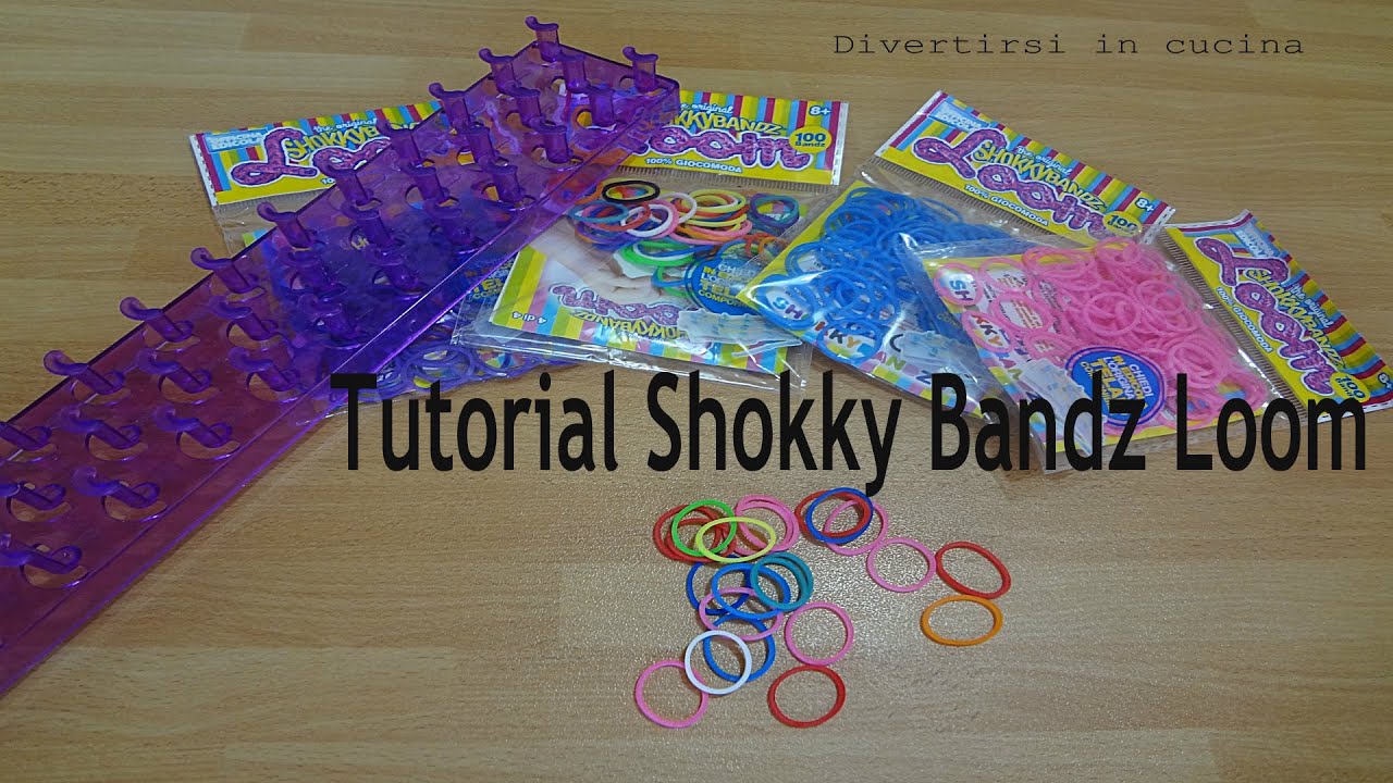 Tutorial bracciale Shokky Bandz Loom - YouTube