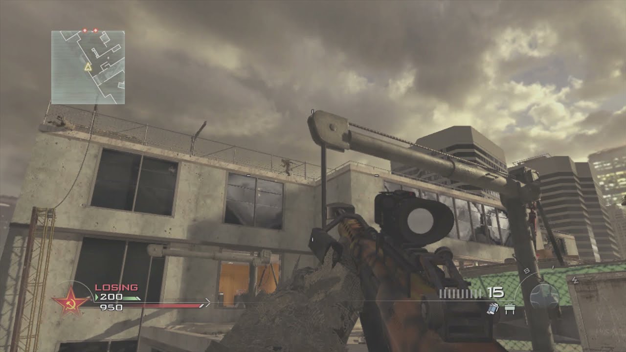 MW2 - Highrise Free-For-All (20-11) Live Commentary #364 - Trickshot ...