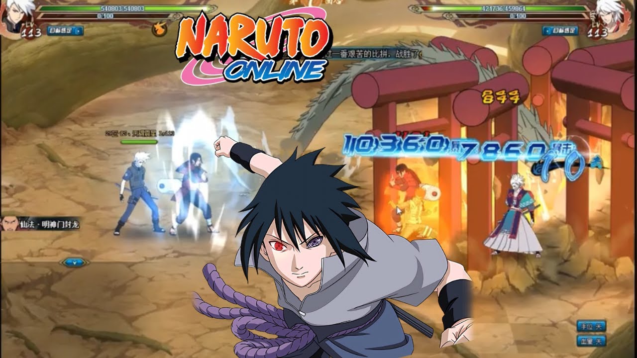 Naruto Online - Sasuke [Rinnegan] BEST SUPPORT for Hashirama Final ...