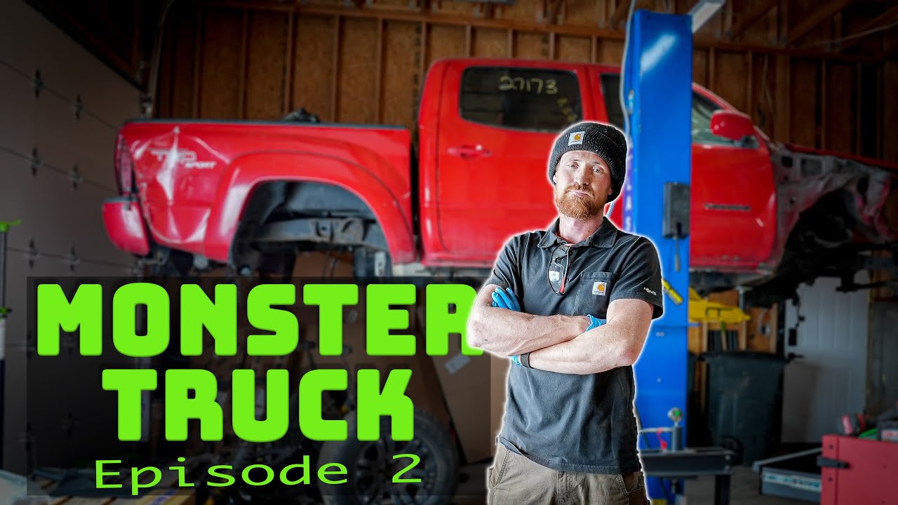 BUILDING A MONSTER TRUCK EP2 | DECONSTRUCTING THE TRUCK - YouTube