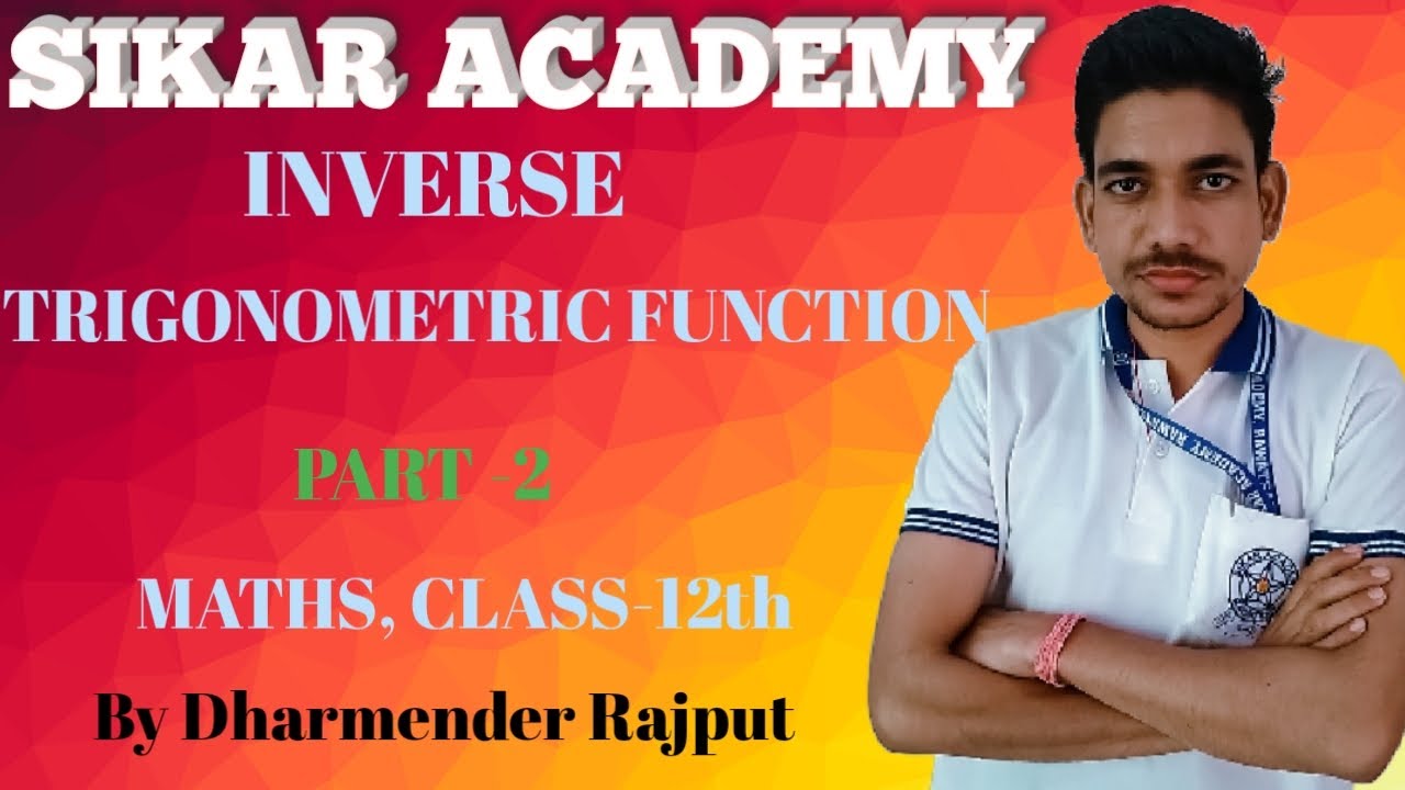 inverse trigonometric functions class 12th | inverse formula of ...