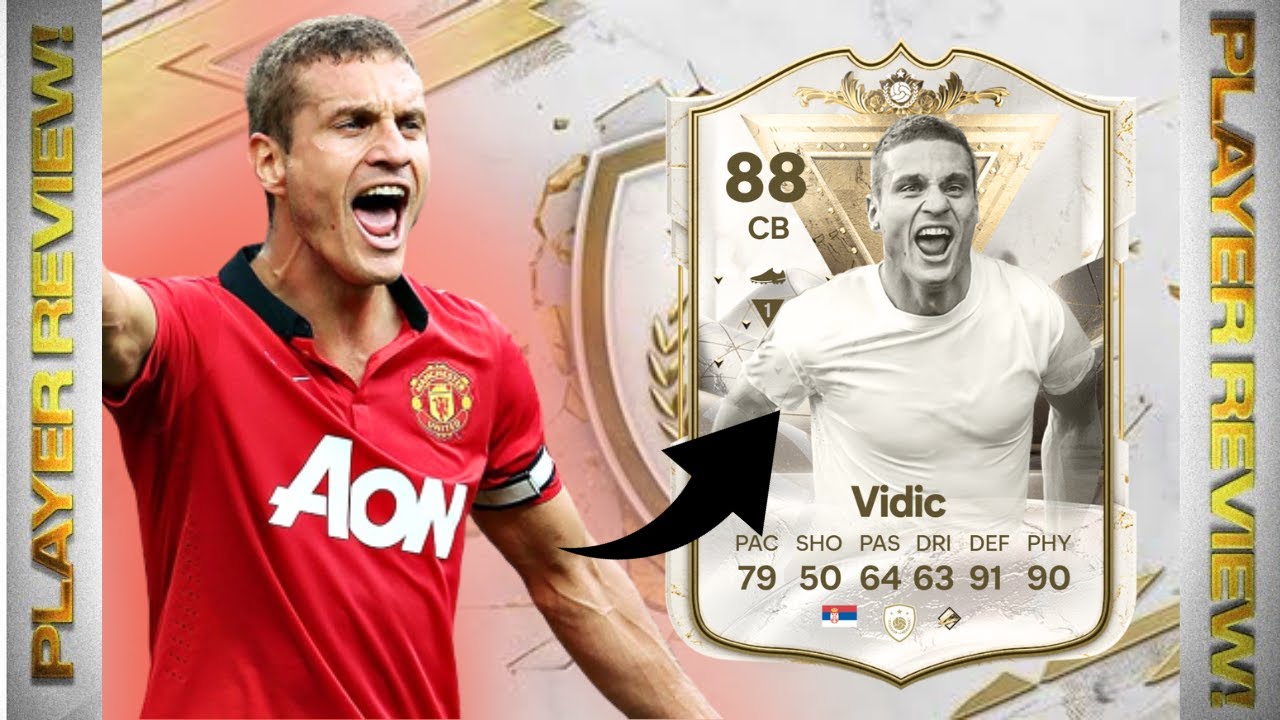 SURREAL DE BOM! 😱 REVIEW NAMANJA VIDIC 88 CENTURION | FC 24 - YouTube