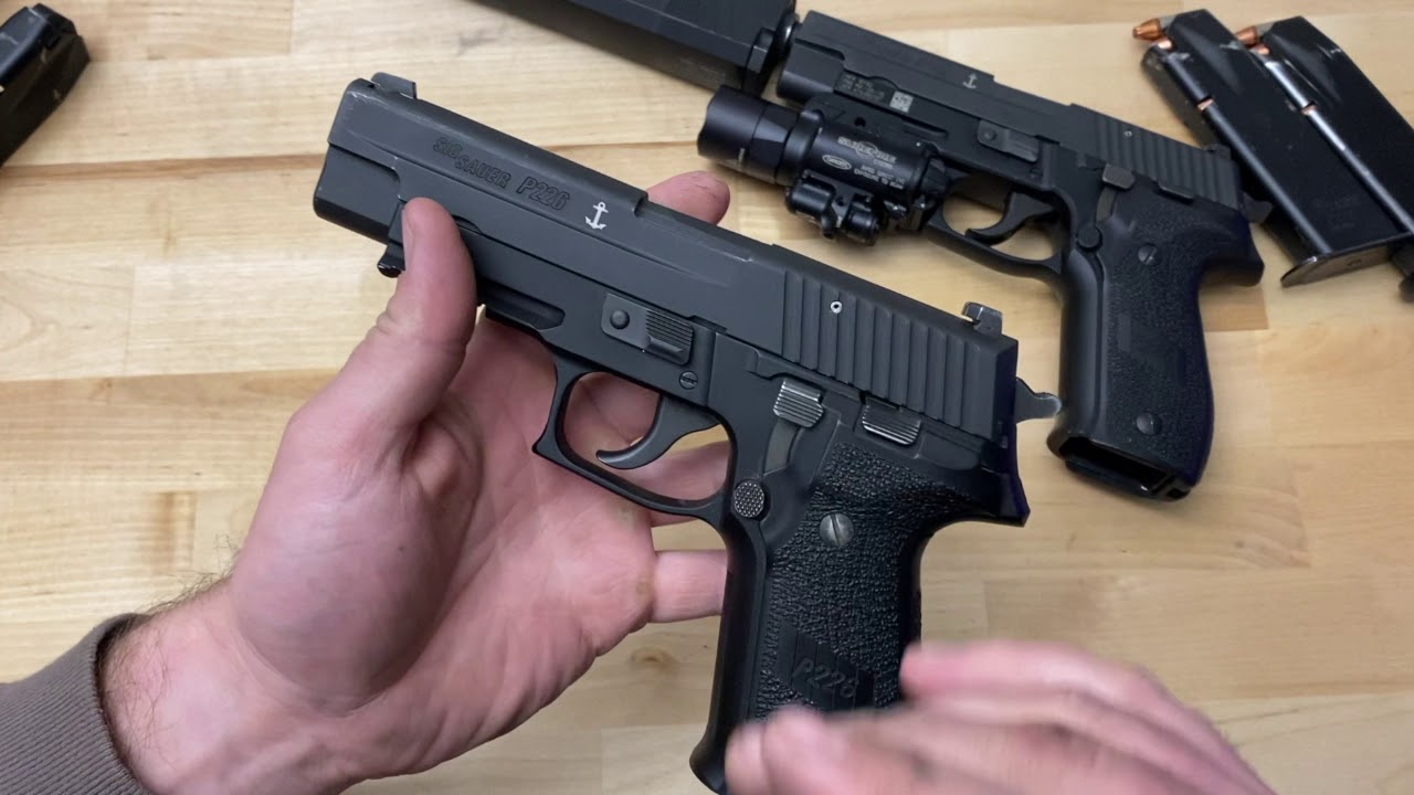 Sig Sauer Mk25 P226 Table top examination - YouTube