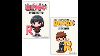 BINGO - FONEMA /r/ VIBRANTE e FONEMA /R/ FORTE | Doovi
