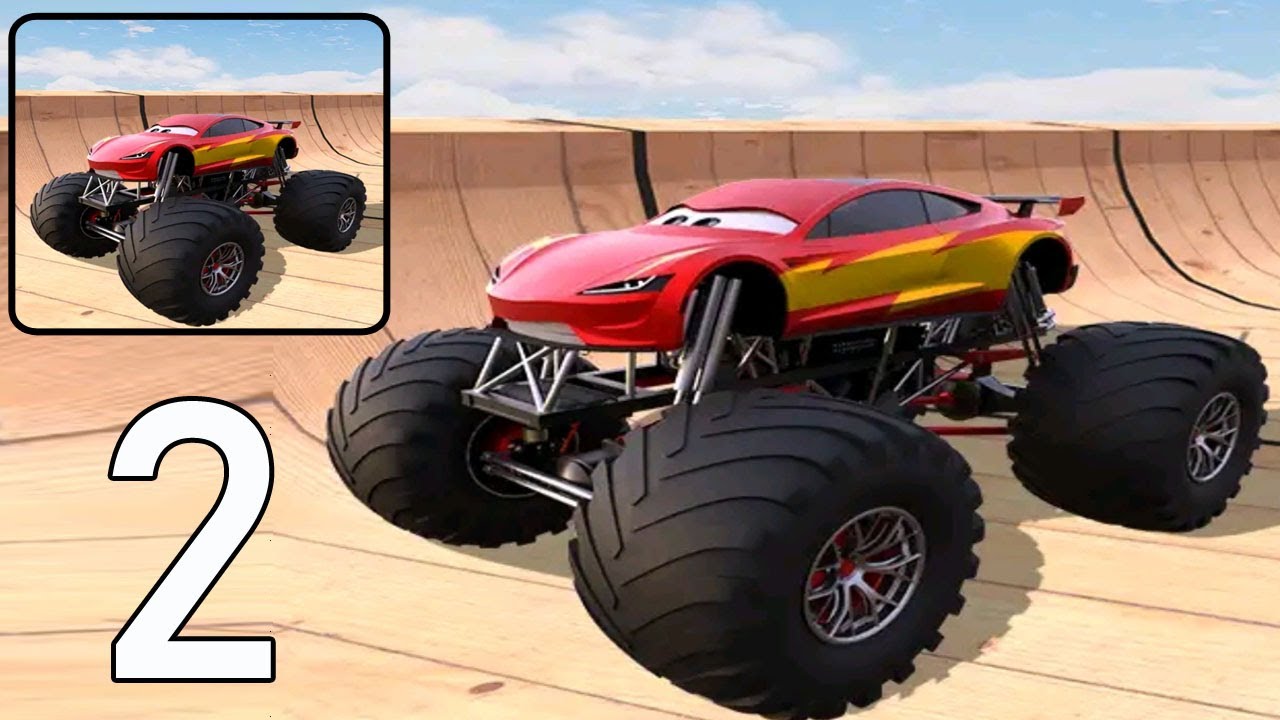 Monster Truck Mega Ramp Stunt - Gameplay Walkthrough Part 2 - YouTube