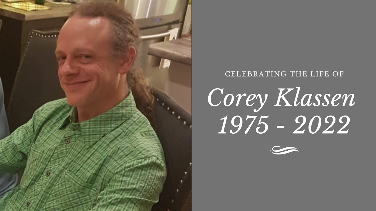 Memorial for Corey Klassen - YouTube