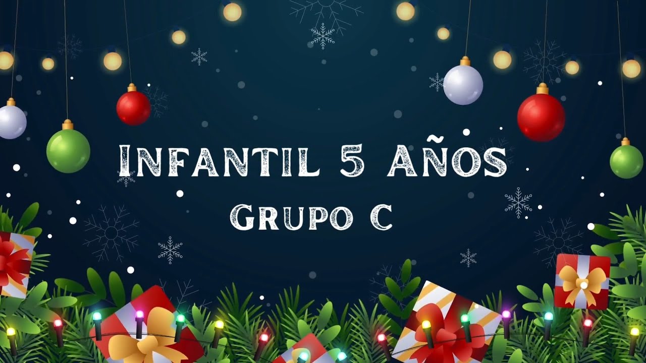 5 Años C - Llegó la Navidad - Actuación de Navidad - YouTube