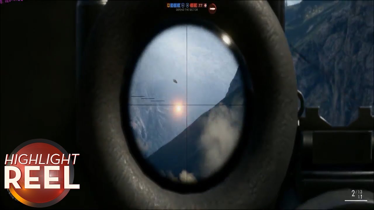 Highlight Reel #249 - Battlefield 1 Player Snipes Dude Falling Off ...