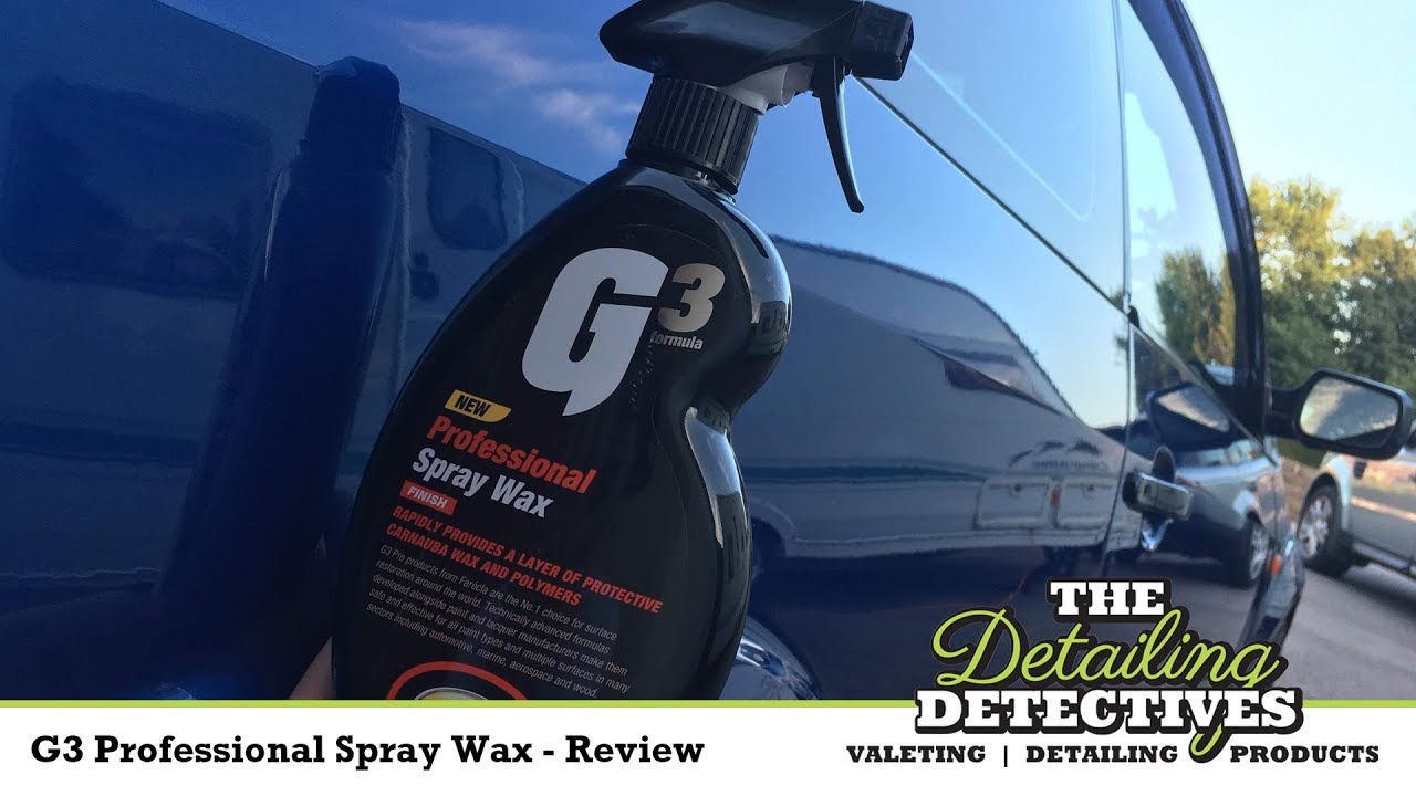 G3 Spray Wax - Product Review - YouTube