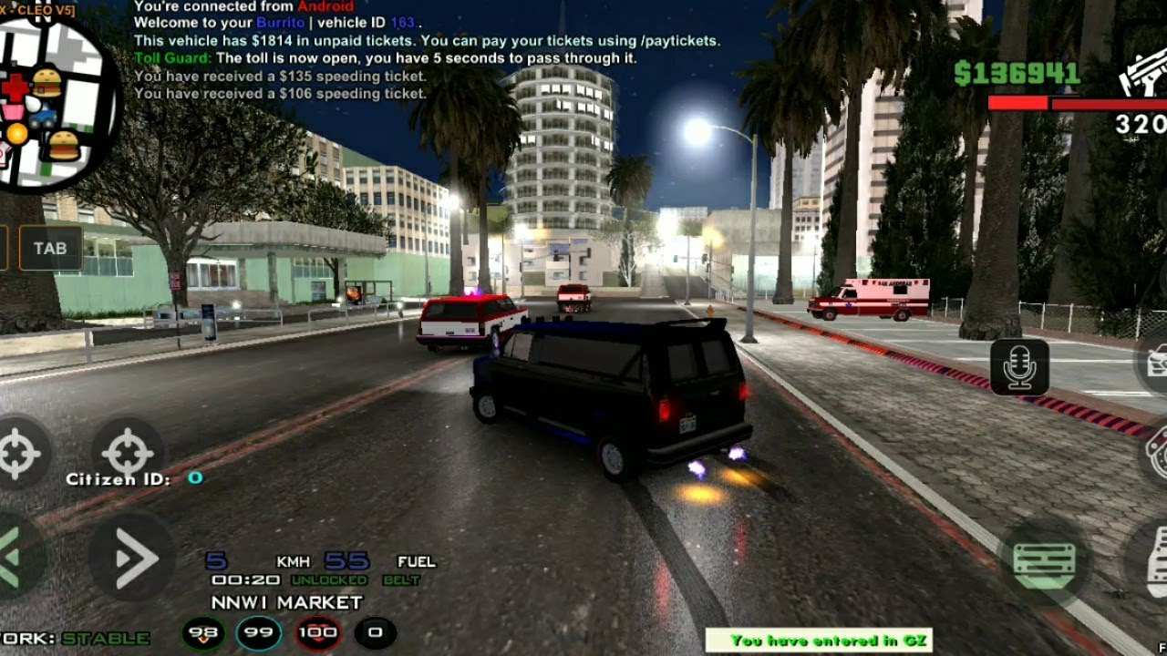 Gta Samp Graphics Mod Gameplay In LARP - YouTube