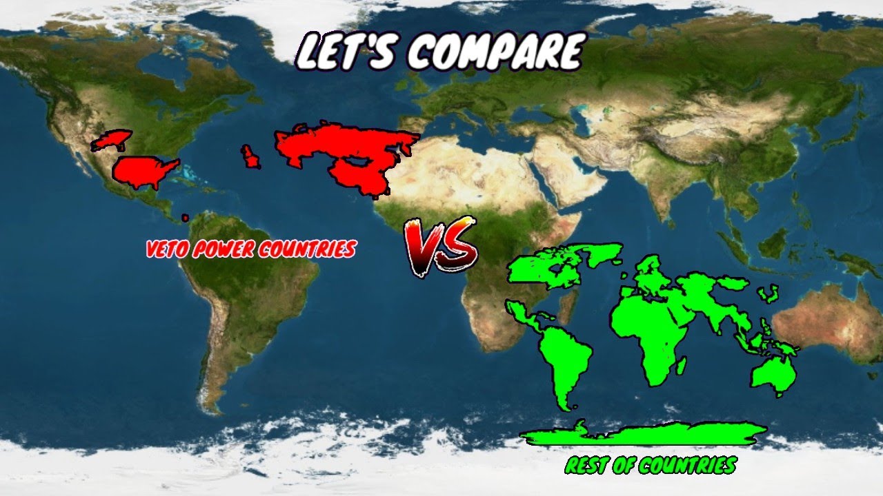 Let's Compare Veto Power Countries vs Rest of Countries | Country ...