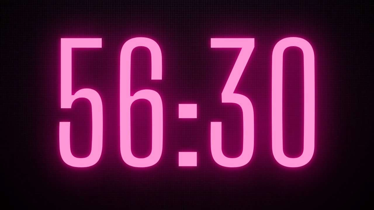 56 MIN 30 SEC COUNTDOWN TIMER RELAXING VIDEOS - YouTube