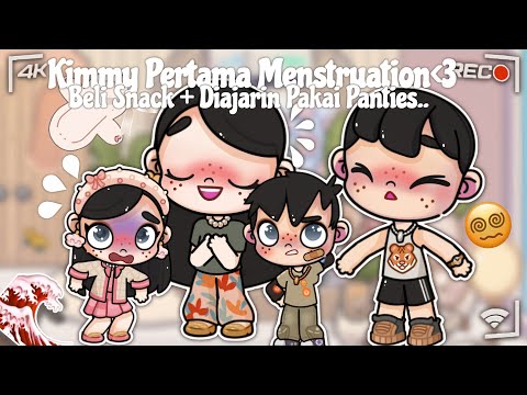 DRAMA AVATAR WORLD | KIMMY PERTAMA MENSTRUATION | BELI SNACK + DIAJARIN PAKAI PANTIES..|