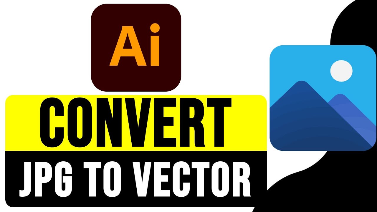 How to CONVERT JPG Image to VECTOR in Adobe ILLUSTRATOR 2025 ...