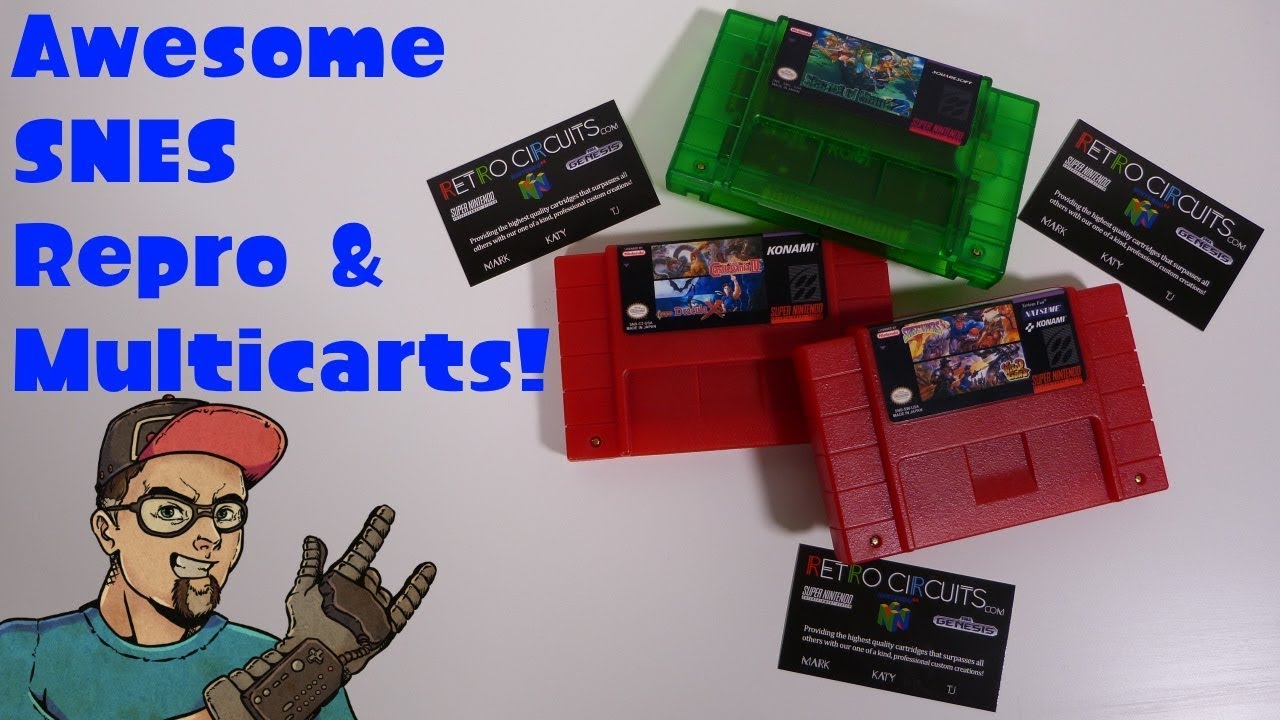 High Quality USA Made Super Nintendo Reproductions & Multi Carts ...
