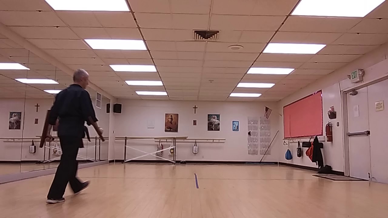 Tonfa form - YouTube