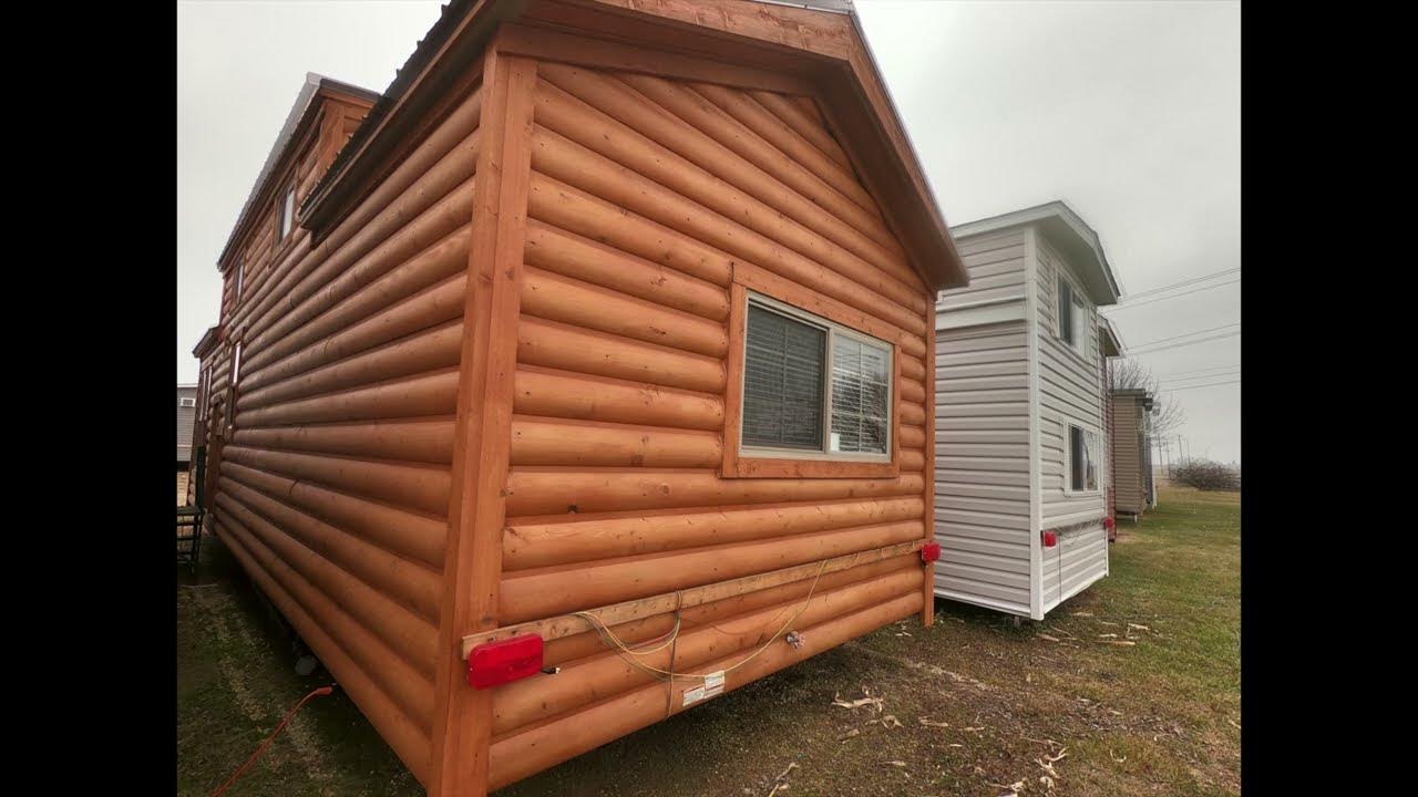 Ultimate Log Cabin Tiny House on Wheels RVIA Approved Park Model RV ...