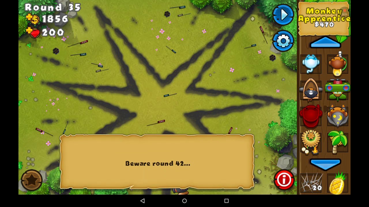 Playing BTD5 - YouTube