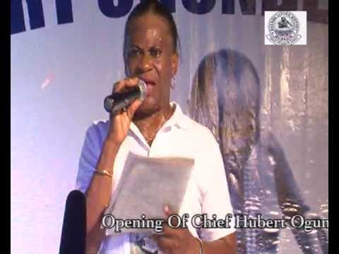Opening Of Chief Hubert Ogunde Museum On the 24th April 2015 2 - YouTube