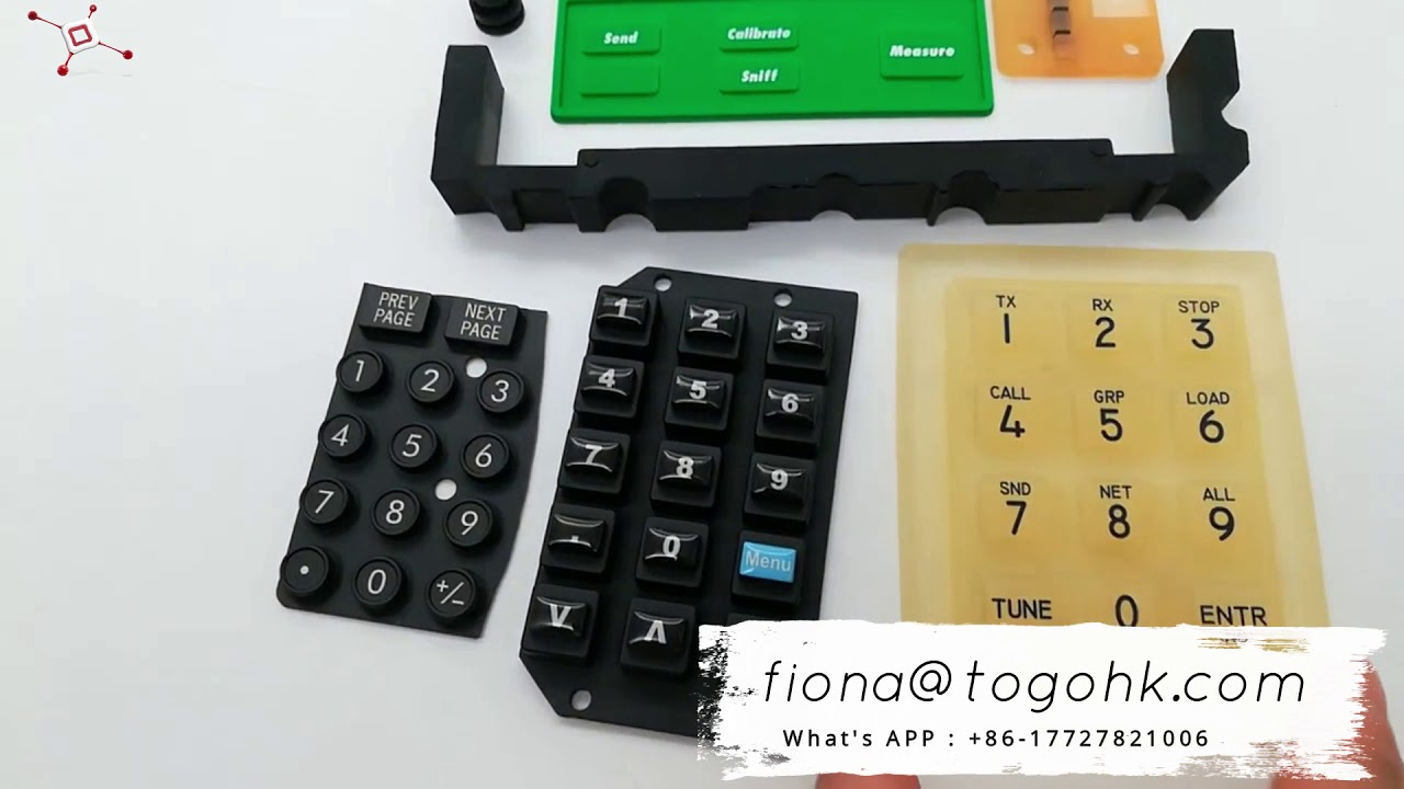 Silicone Rubber Keypad Design - Wholesale supply china - YouTube