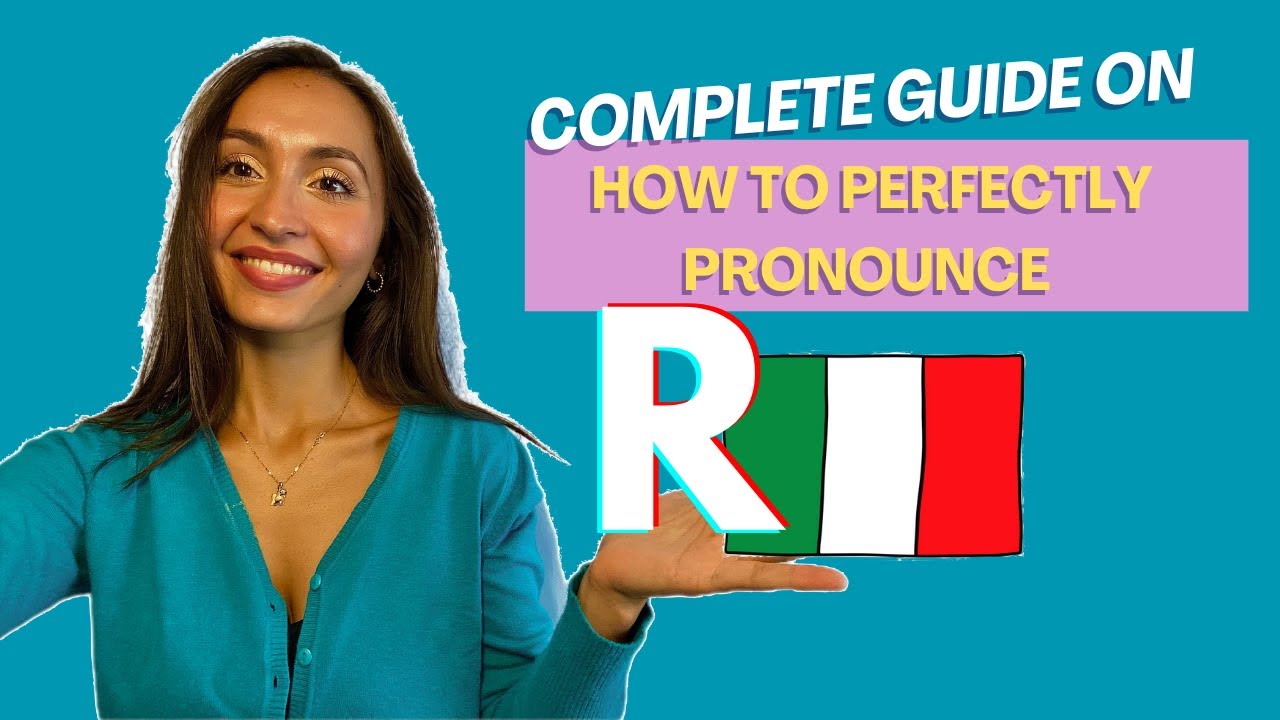 How to correctly pronounce the ITALIAN "R" - a useful guide 📗📖📕 - YouTube