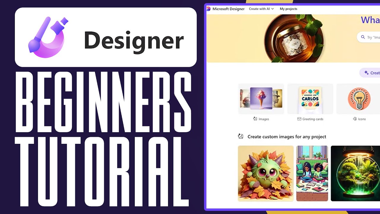 Microsoft Designer Tutorial For Beginners 2026 | How To Use Microsoft ...