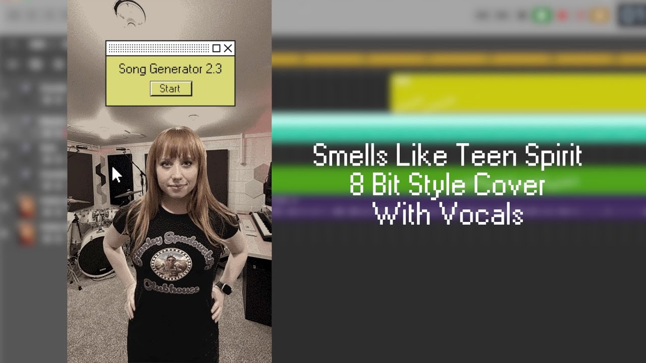 8 Bit Lo-Fi Style Cover of Smells Like Teen Spirit by Nirvana with ...