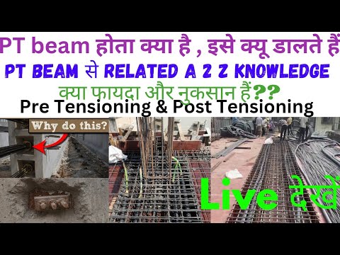 Post Tensioned Beam Installation Procedure at Site |Profileing Components Of PT Beam | #ptbeam ...