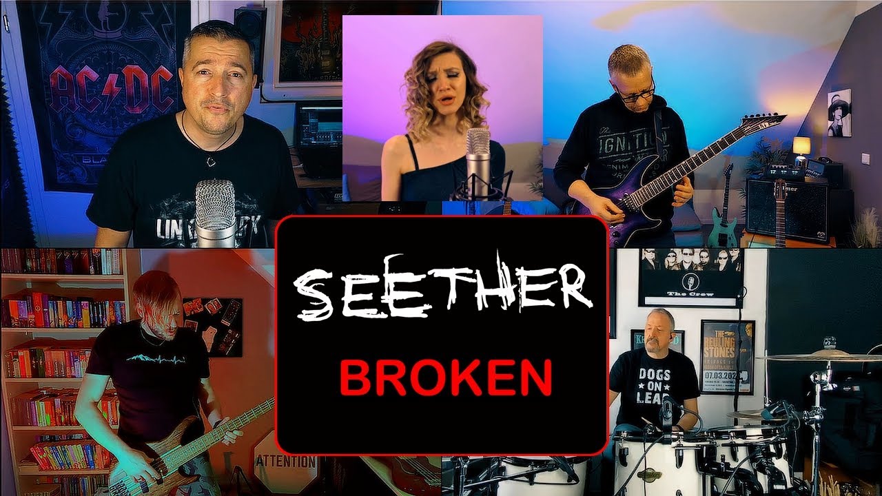 Seether - Broken (Splitscreen Cover) - YouTube